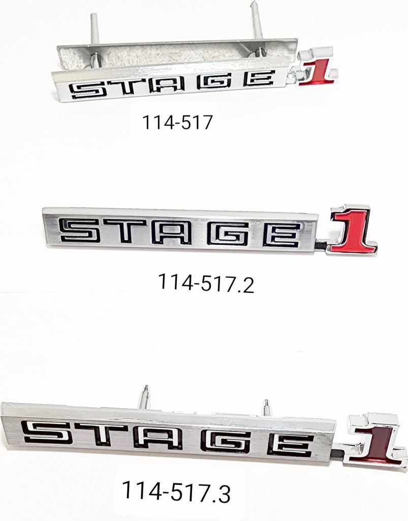 1969-1974 Buick GS 455 Stage 1 Chrome Grill & Fender Emblems Choose St ...