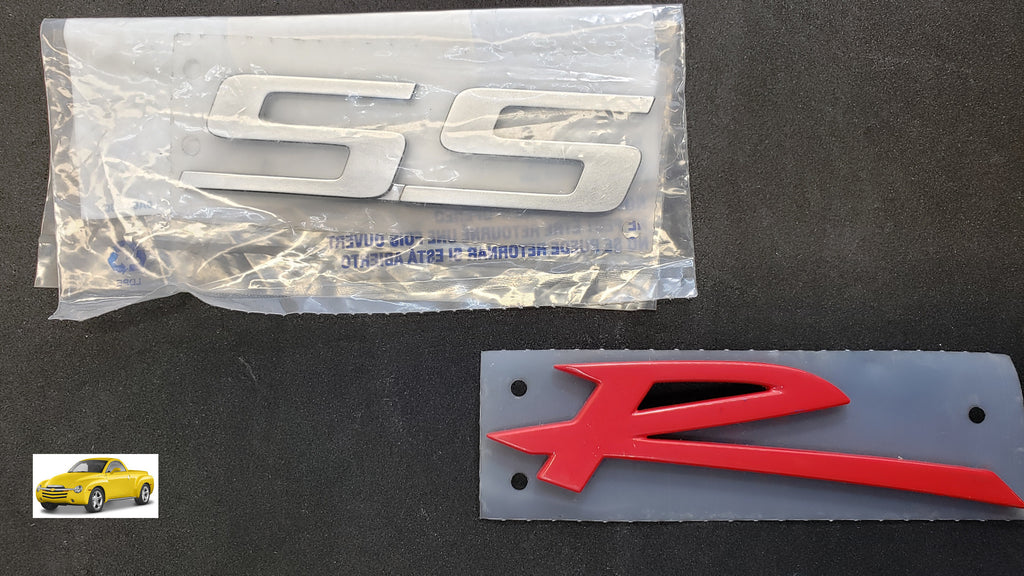 Chevrolet SSR 2003-2006 "SS" and "R" Tailgate Emblems NOS – Jurassic ...