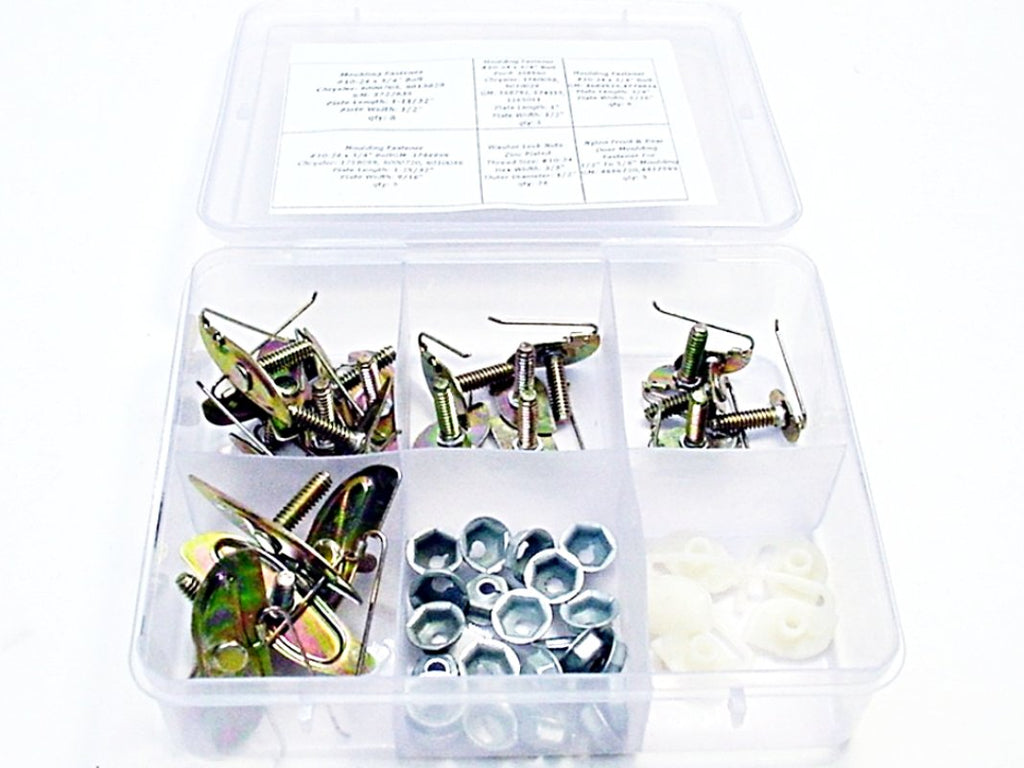 Body Side Molding Fasteners Clips 53 Piece Assorted – Jurassic Classic ...