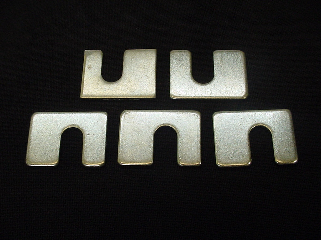 5 Pack Universal Body Fender Shims-Choose Shape, Thickness, Slot Size ...
