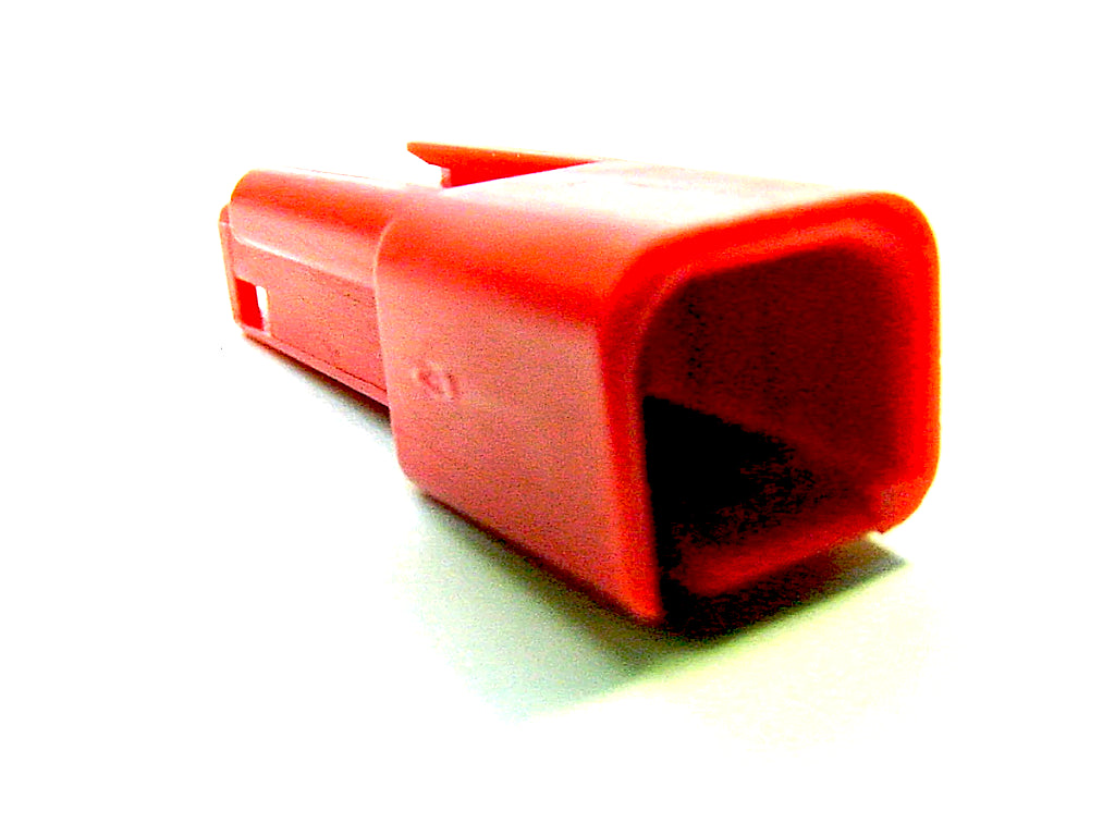 2 Way Delphi Metri-Pack Unsealed Male Connector Housing Red 12059252 ...
