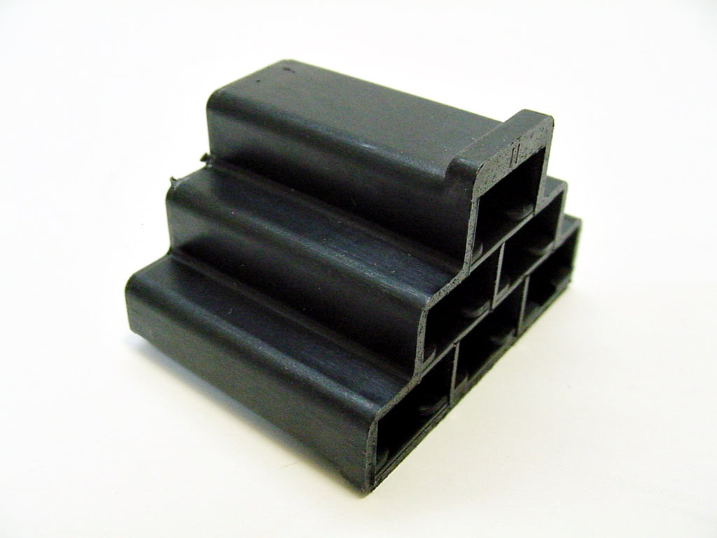 6 Way Terminal Housing Female Black – Jurassic Classic Auto Parts