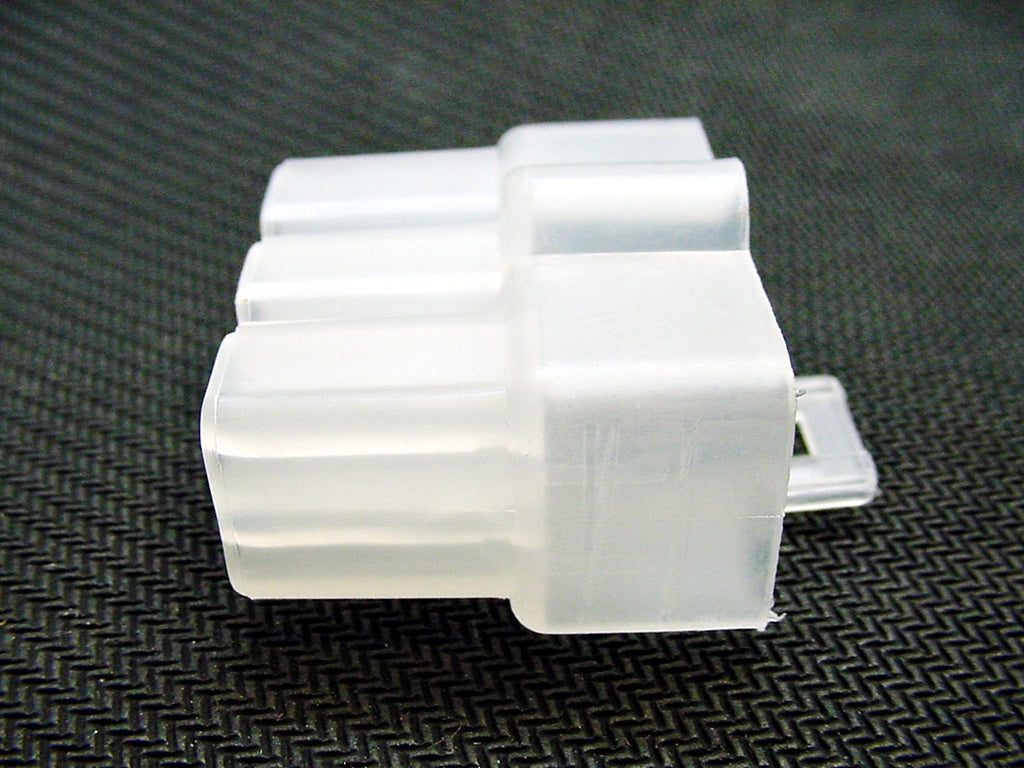6 Way Terminal Housing Male White – Jurassic Classic Auto Parts