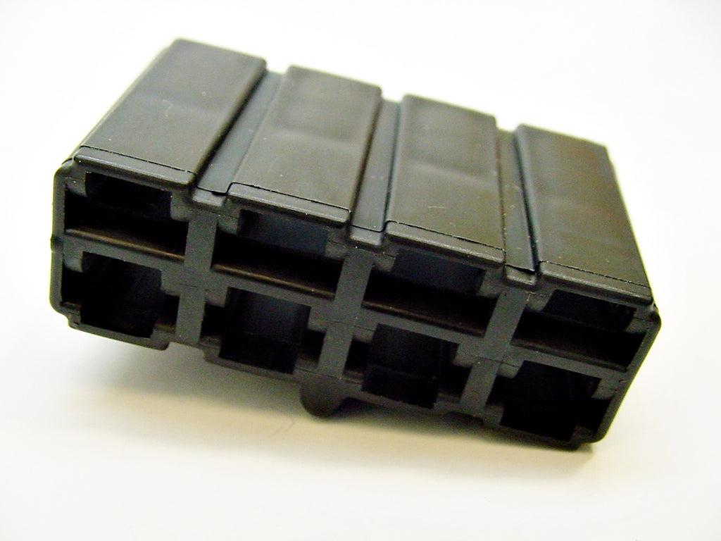 8 Way Terminal Housing Female Black – Jurassic Classic Auto Parts