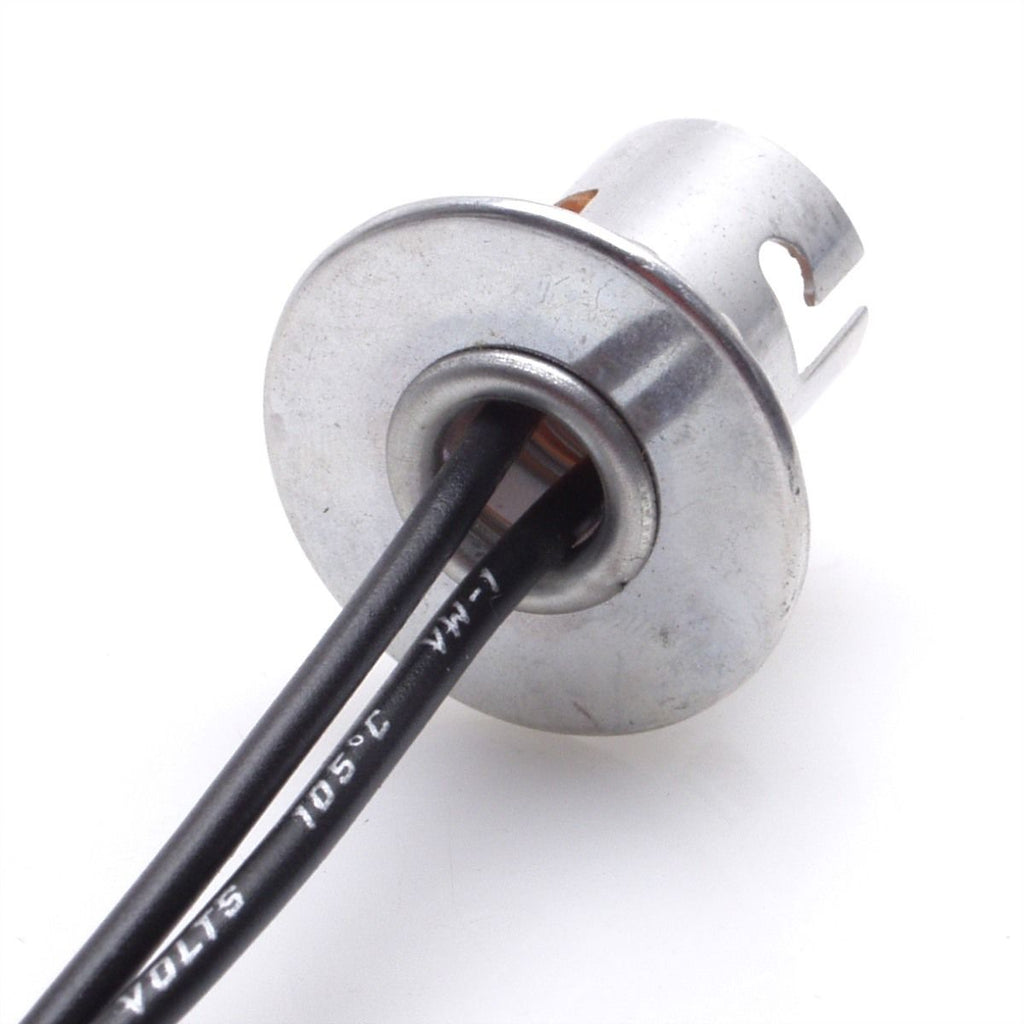 #90 BA15D Bayonet Courtesy Lamp Light Bulb Panel Mount Socket Pigtail ...